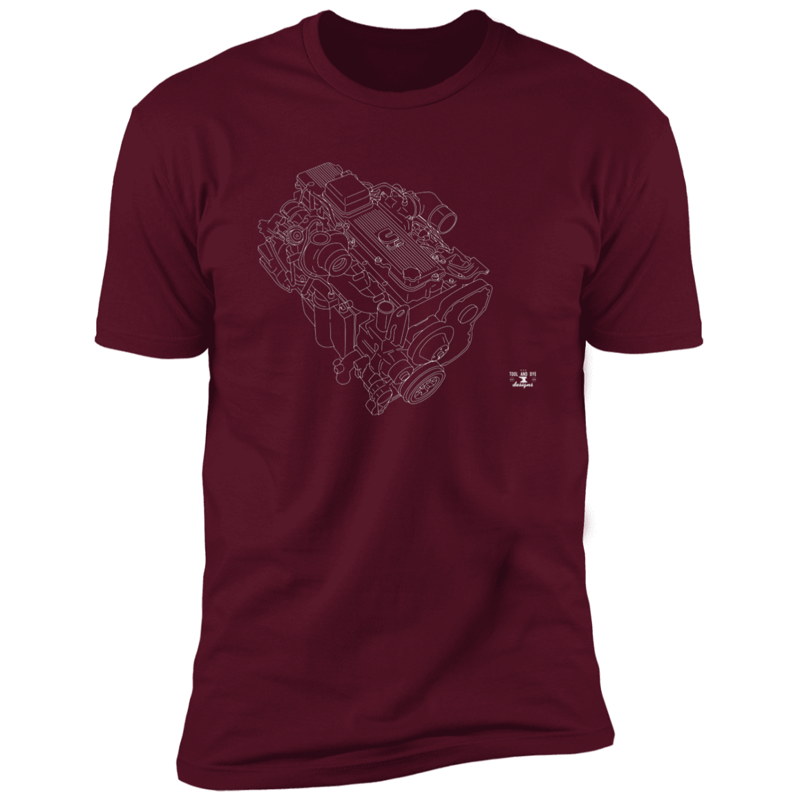 Engine Blueprint Series L9 Cummins Diesel T-shirt — Tool and Dye Designs