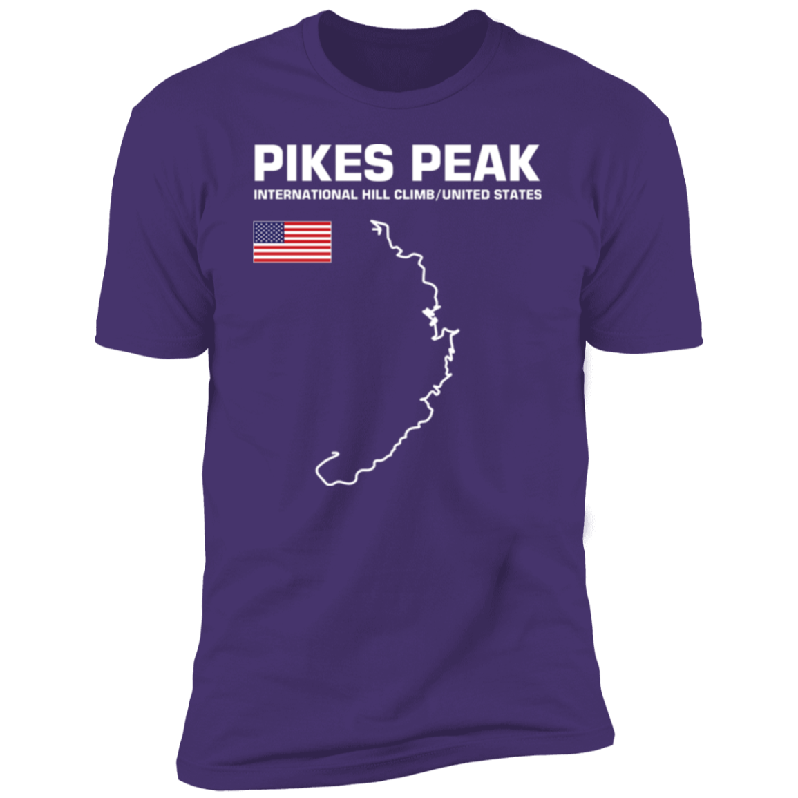 Track Outline Series Pikes Peak Hill Climb front and rear print — Tool ...