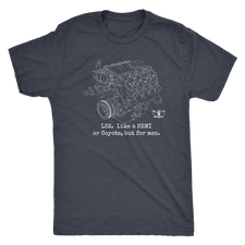 Engine Blueprint Series LSX like a HEMI or Coyote but for men t-shirt ...