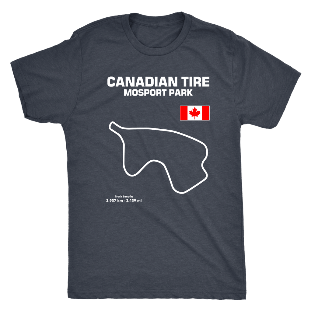 Canadian Tire Motorsport Mosport Park Track Outline Series T-shirt and ...