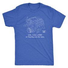 Engine Blueprint Series LSX like a HEMI or Coyote but for men t-shirt ...