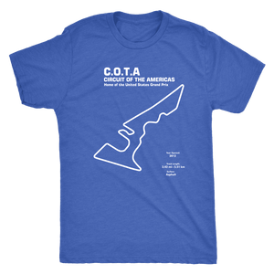 Circuit of the America's COTA Race Track Outline Series T-shirt — Tool ...