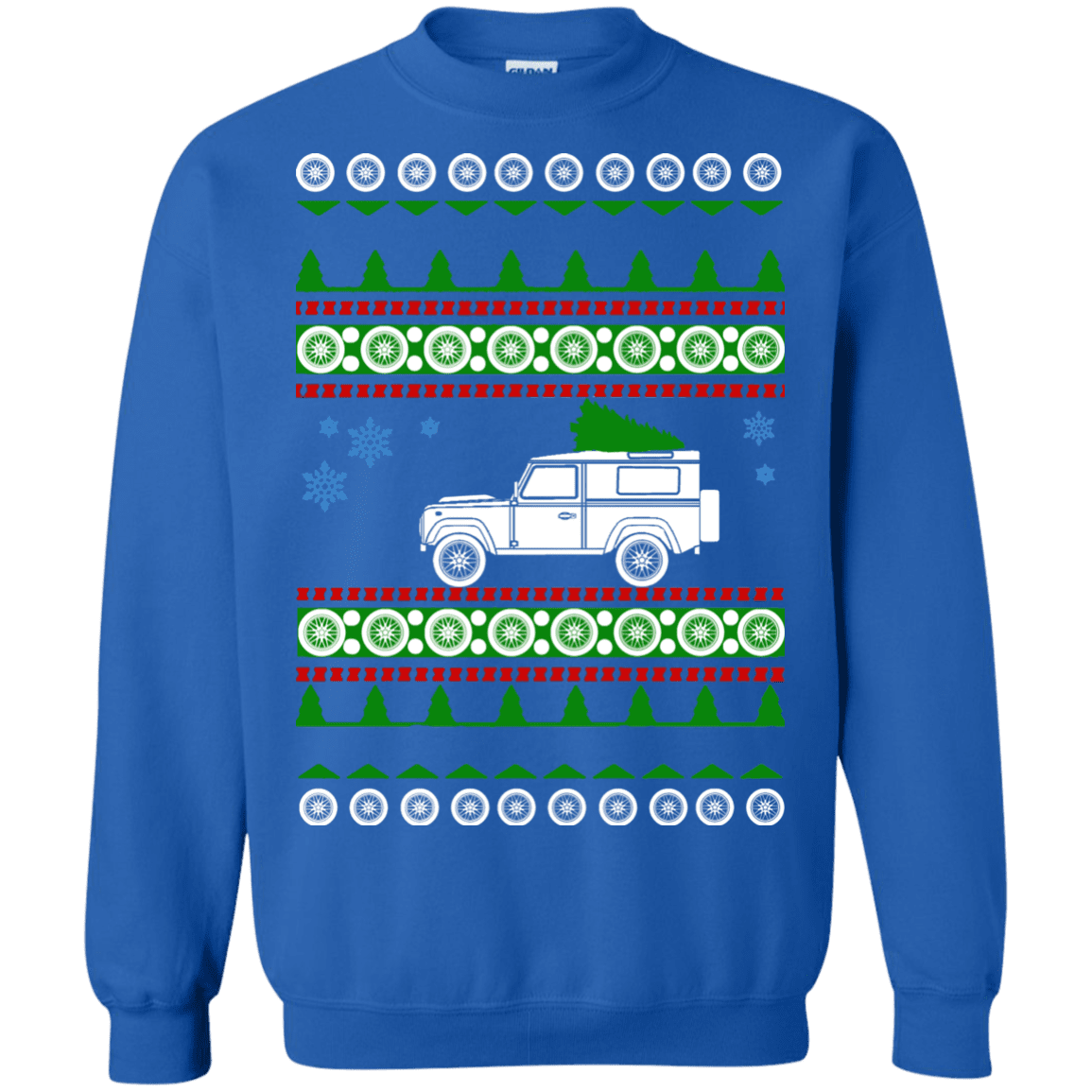 Land Rover Defender 90 Ugly Christmas Sweater sweatshirt — Tool and Dye ...