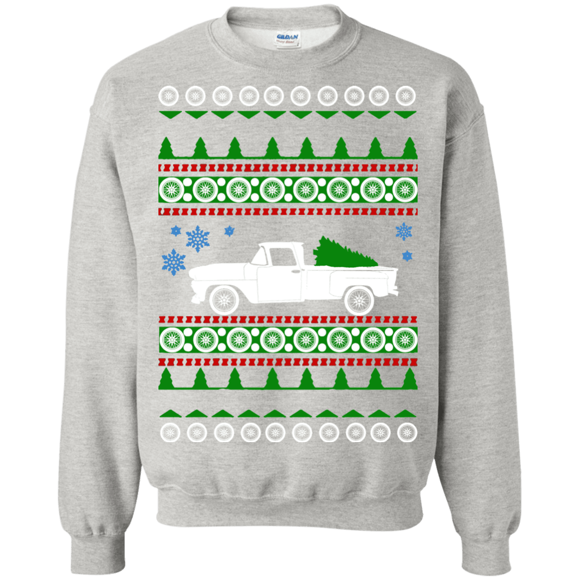 Chevy C10 Stepside Truck 1969 Ugly Christmas Sweater sweatshirt — Tool ...