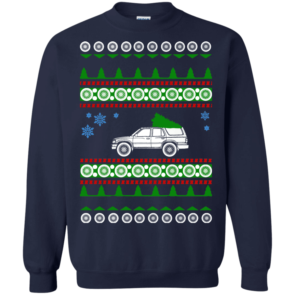 Toyota 4Runner Ugly Christmas Sweater 1991 sweatshirt — Tool and Dye ...