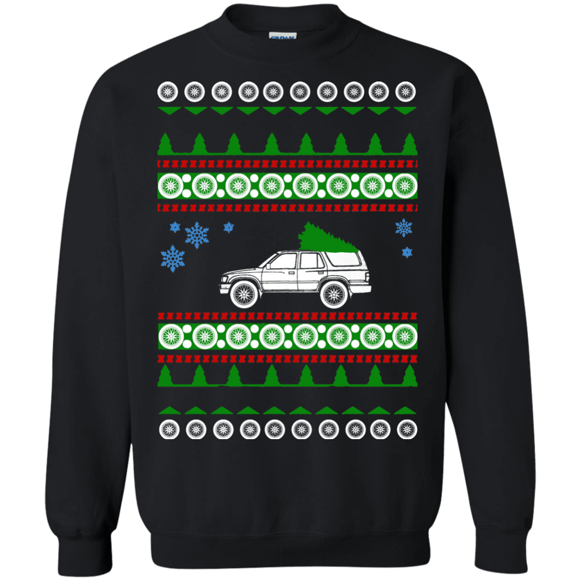 Toyota 4Runner Ugly Christmas Sweater 1991 sweatshirt — Tool and Dye ...