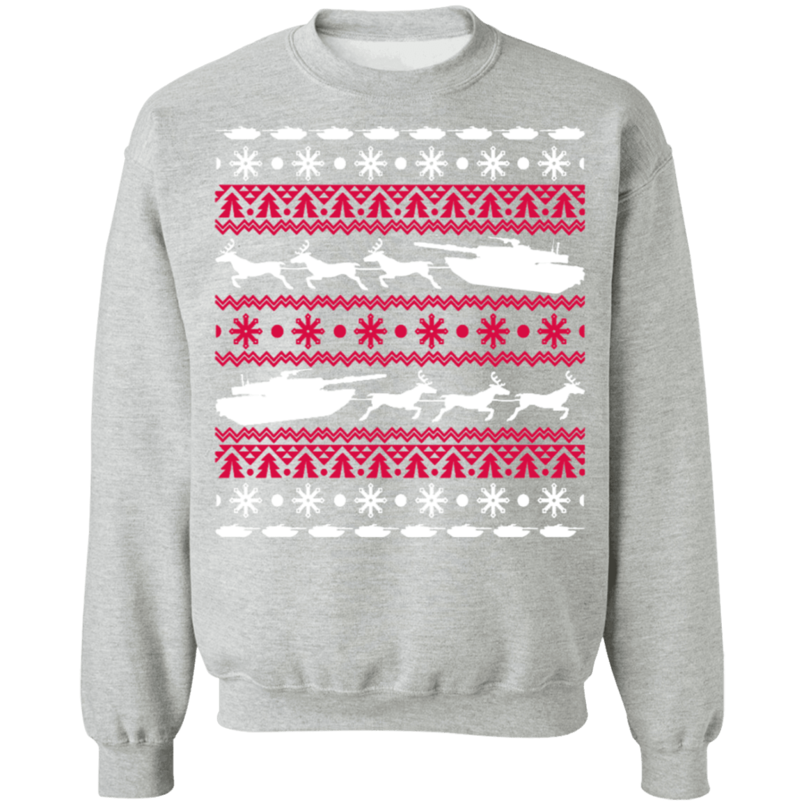 Military Tank Ugly Christmas Sweater — Tool and Dye Designs