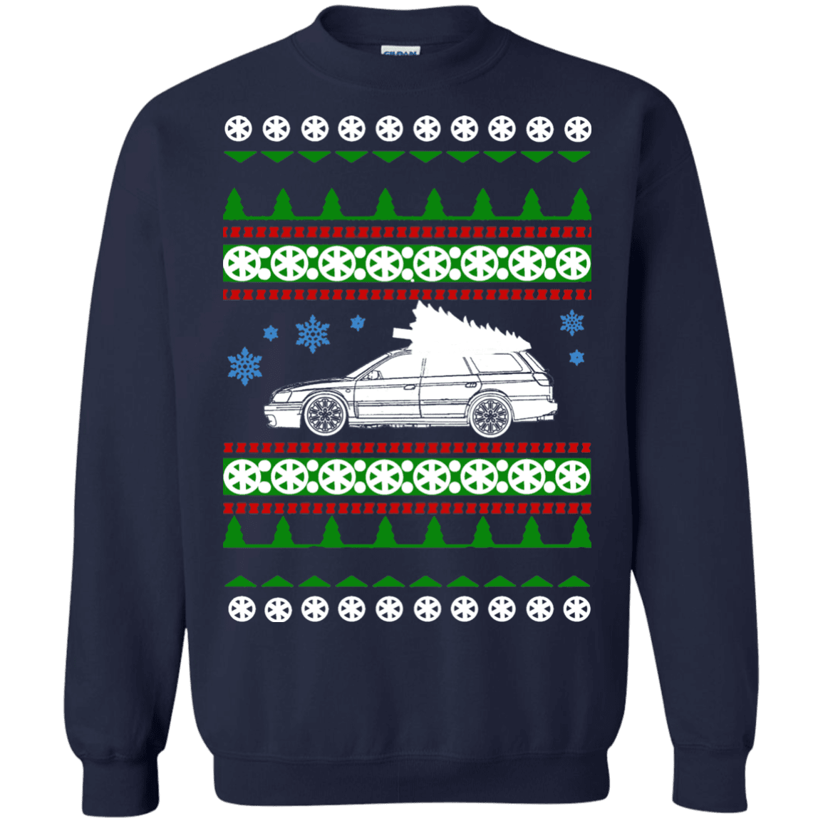 Car like a Japanese Car Outback Legacy Ugly Christmas Sweater sweatshi ...