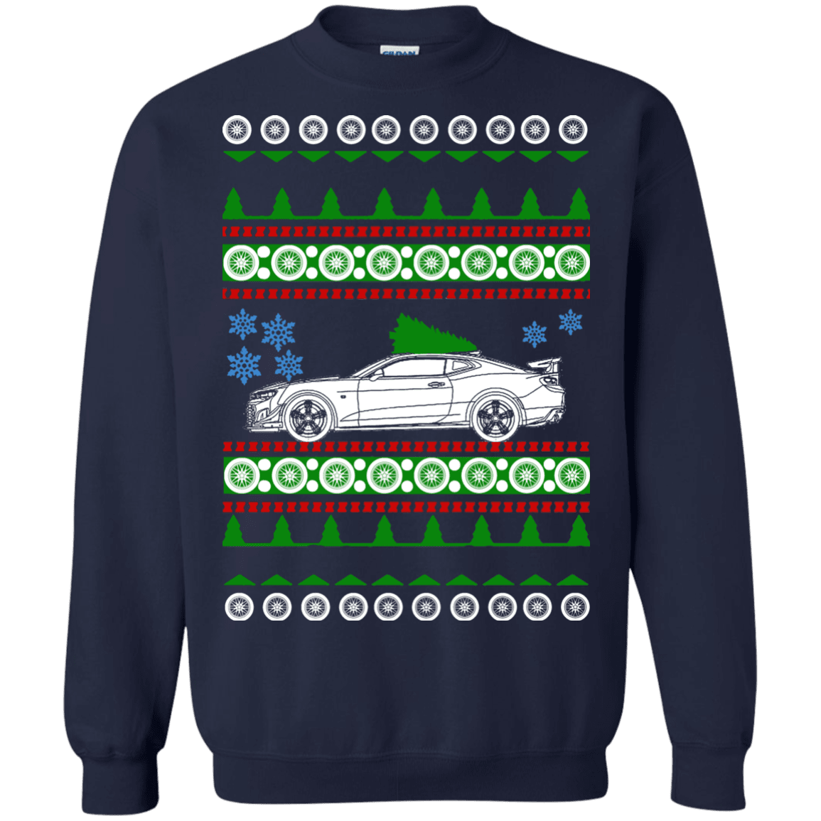 Hot Rod Camaro 2018 ZL1 1LE ugly christmas sweater Chevy sweatshirt ...