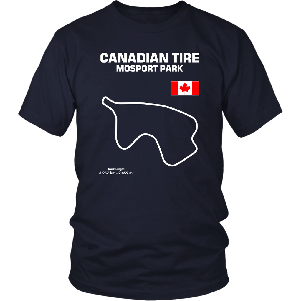 Canadian Tire Motorsport Mosport Park Track Outline Series T-shirt and ...