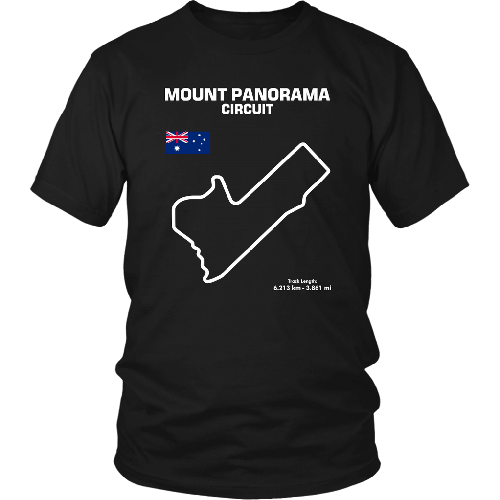 Mount Panorama Circuit Bathurst NSW Track Outline Series T-shirt and H ...