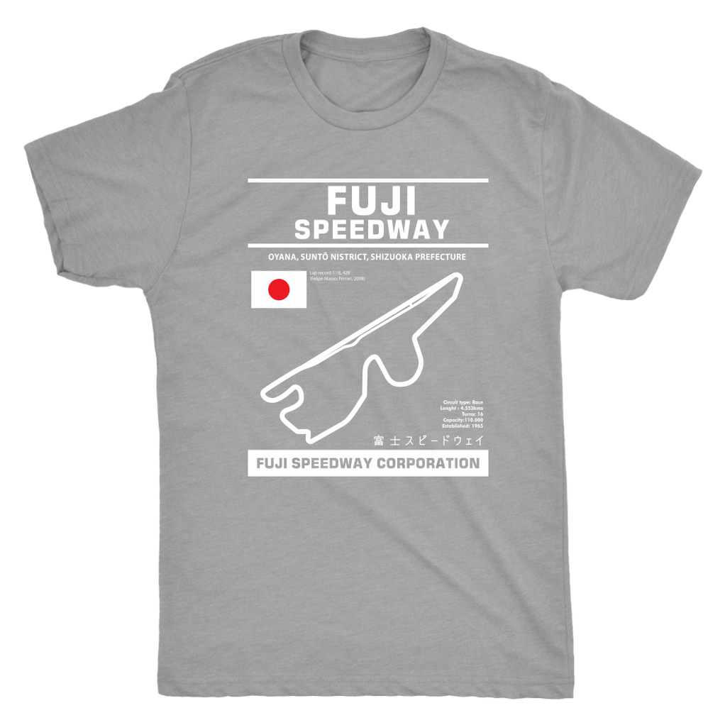 Fuji Speedway Version 2 Race Track Outline Series T-shirt or Hoodie ...
