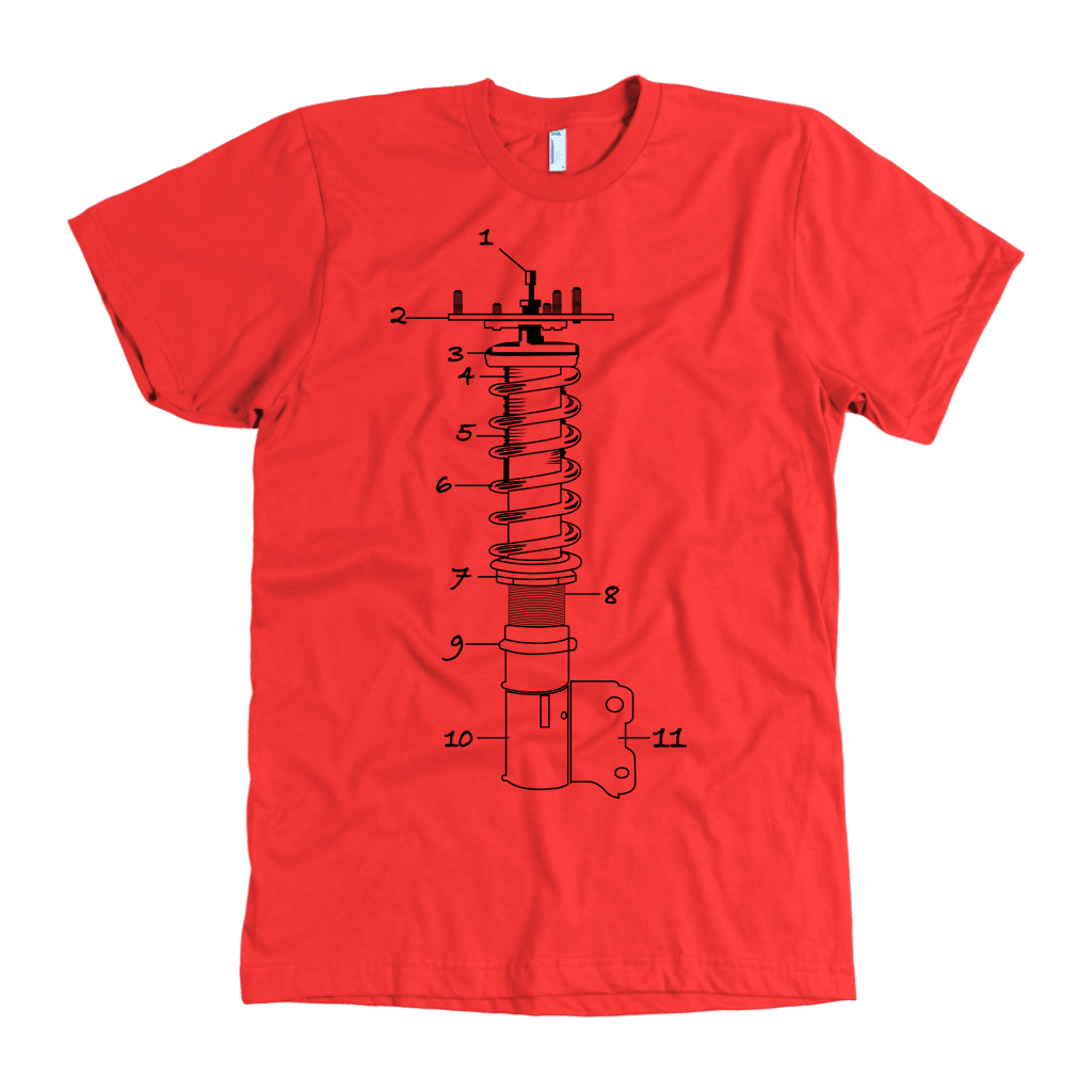 T&D Illustration Series Coilover Premium Mens T-shirt multiple colors ...